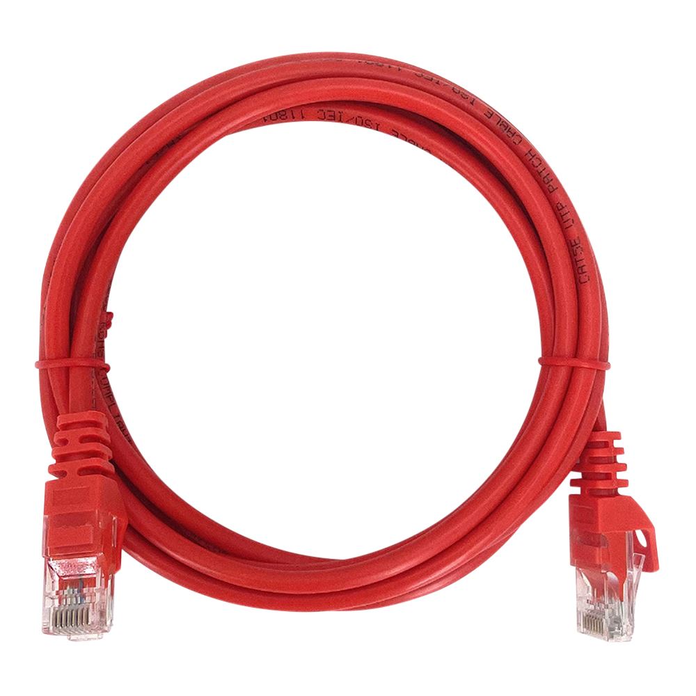 PPA 7 Ft. CAT 5e Crossover Ethernet Cable - Red - Micro Center