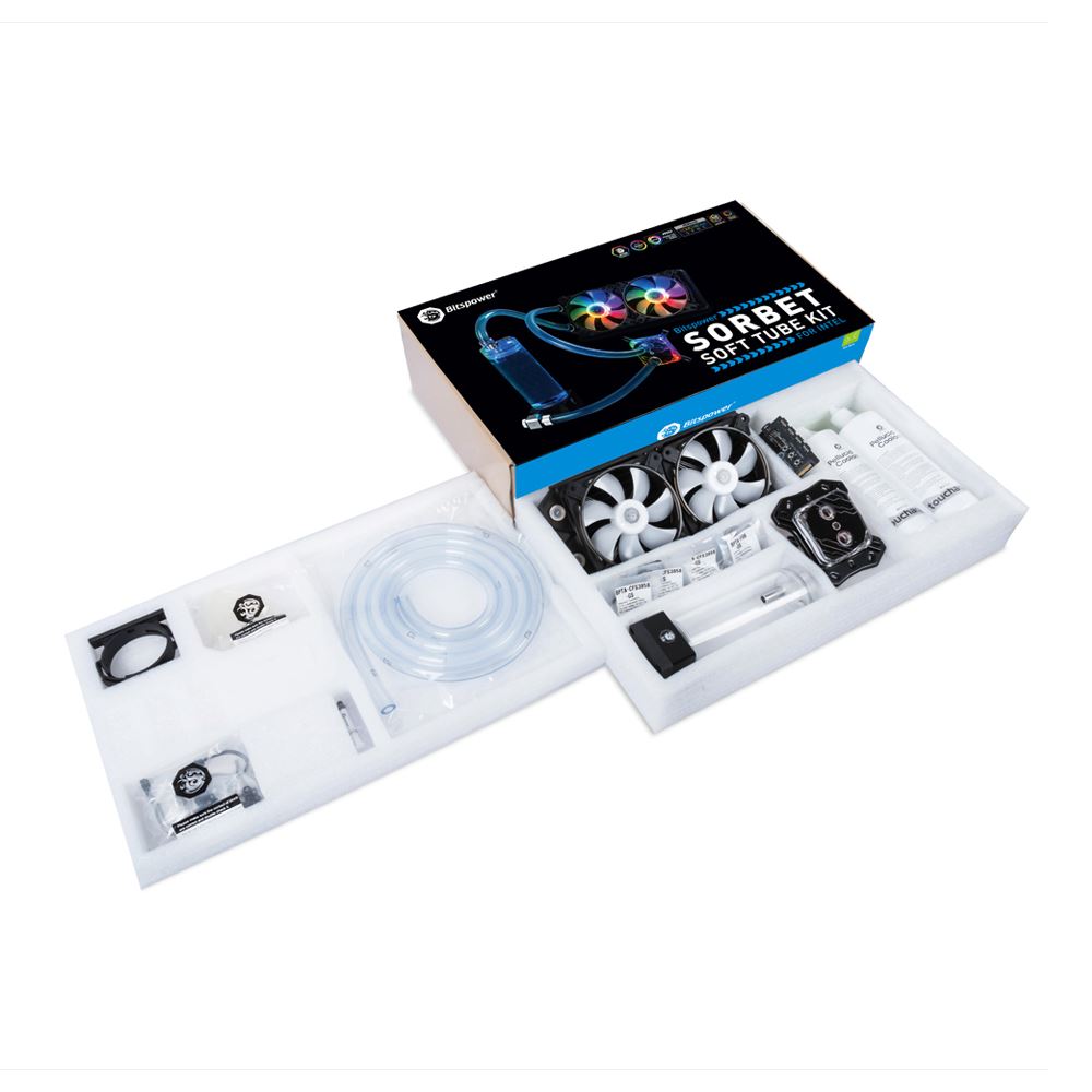 Bitspower Sorbet Soft Tube Kit for Intel - Micro Center