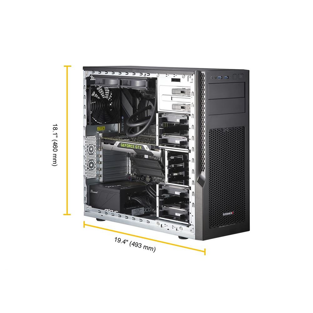 Supermicro SYS-531AD-I High Performance Desktop Workstation; Intel Core ...