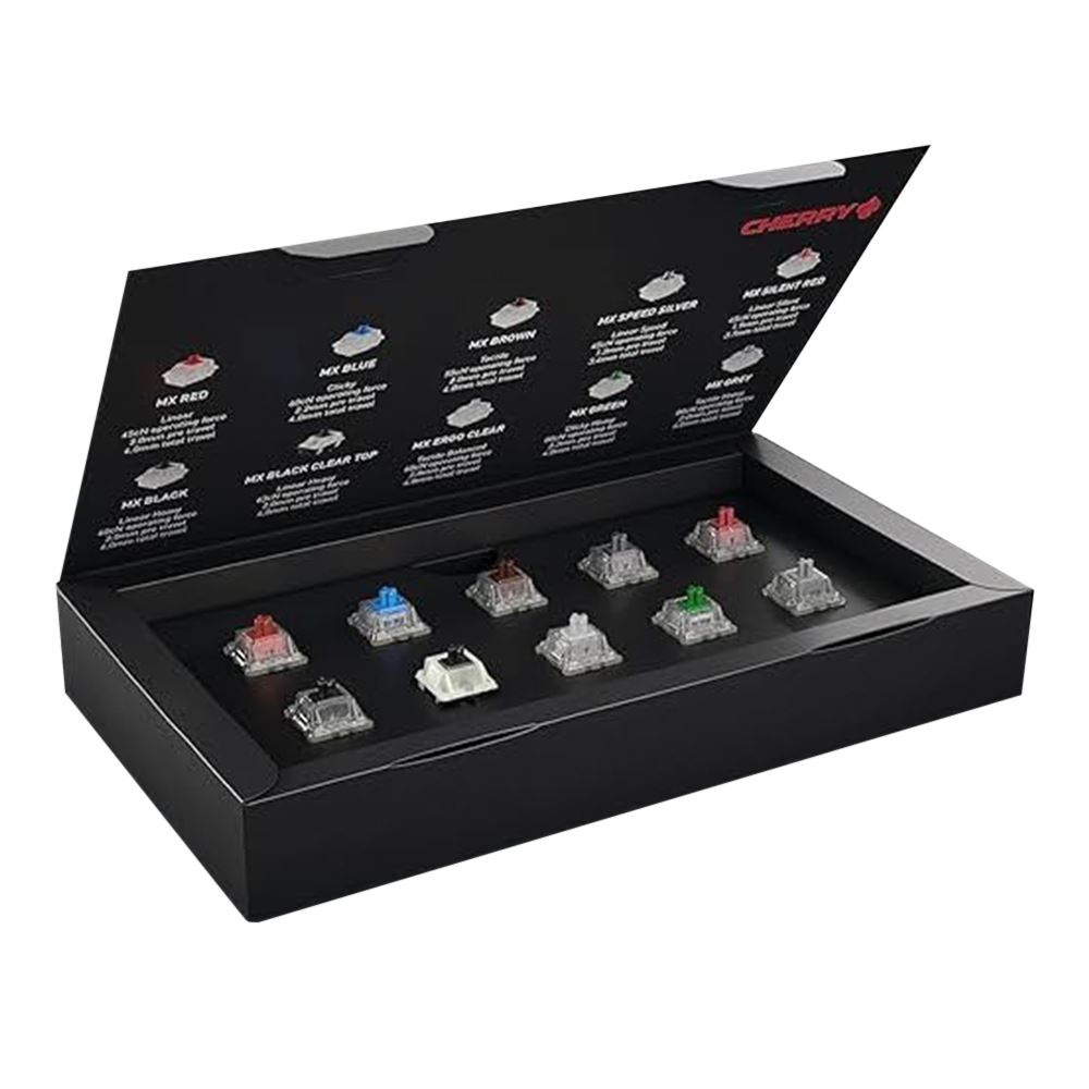 Cherry MX Experience Switch Kit - 10 different MX types (Red, Black ...