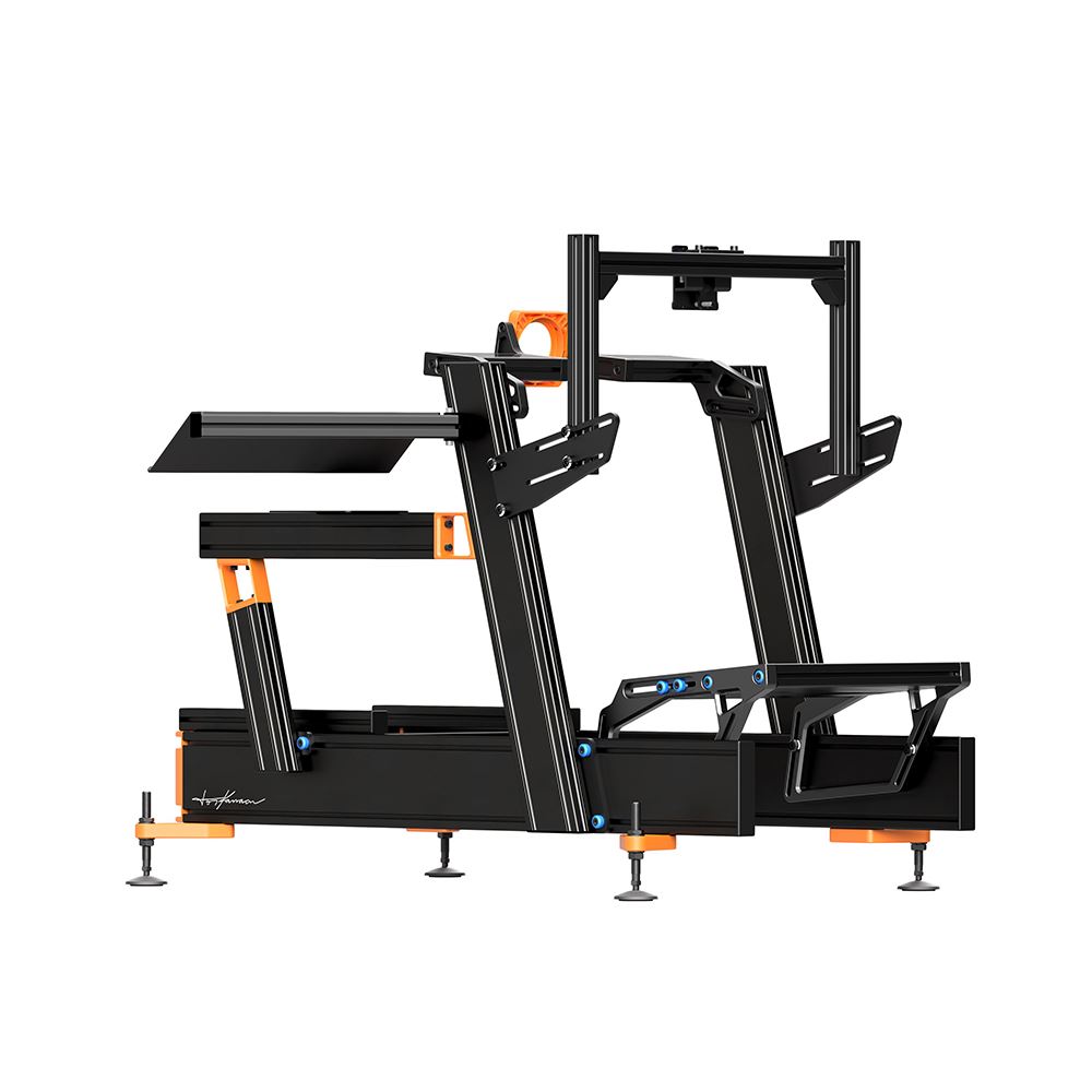 Sim Lab P1X Pro Tony Kanaan Sim Racing Cockpit - Orange - Micro Center