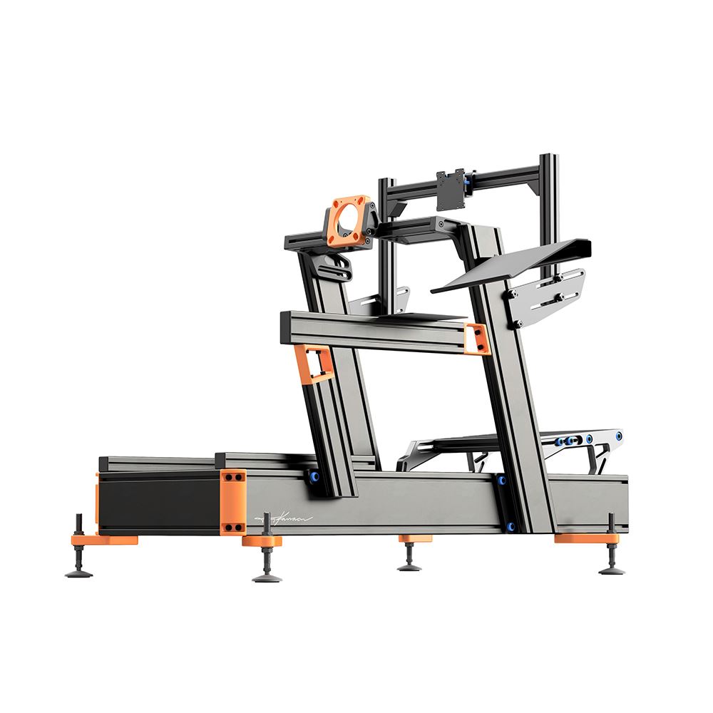 Sim Lab P1X Pro Tony Kanaan Sim Racing Cockpit - Orange - Micro Center