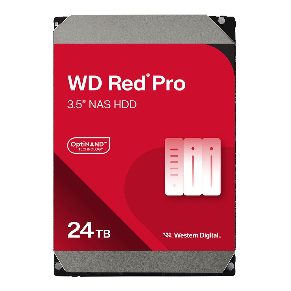 WD Red Pro 24TB 7200 RPM SATA III 6Gb/s 3.5" Internal NAS CMR Hard ...