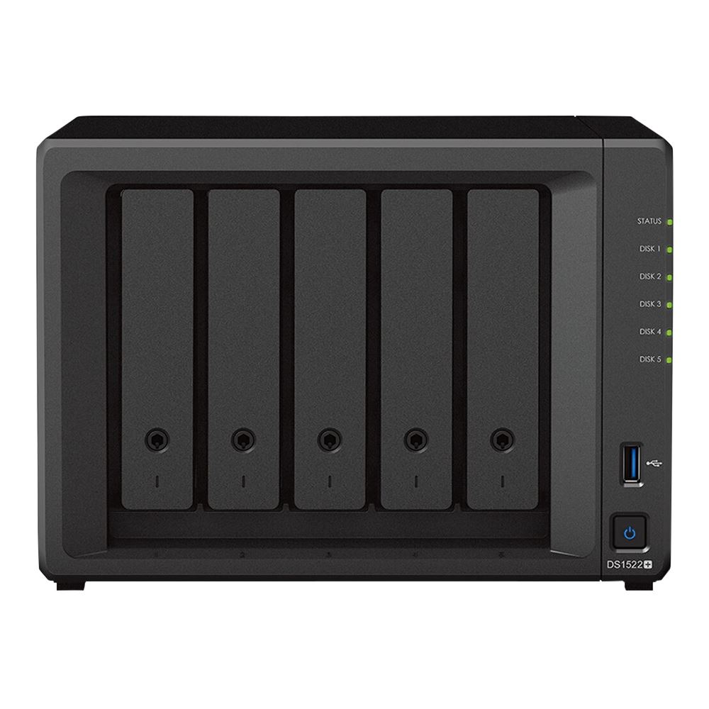 Synology DiskStation DS1522+ 5-bay Diskless Desktop NAS - Micro Center