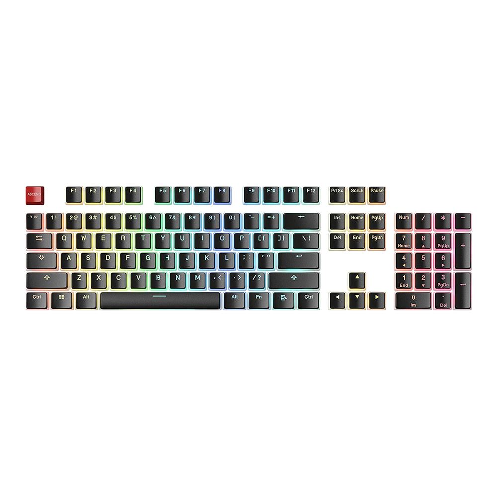 Glorious Aura V1 (Black) Pudding Keycaps - Micro Center