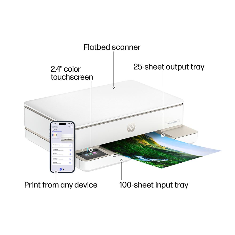 HP Envy 6155e All-in-One Printer - Micro Center