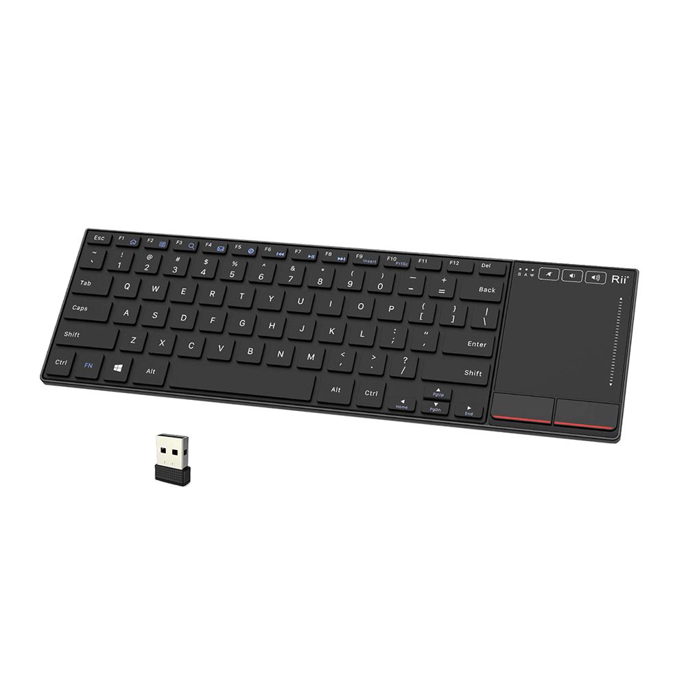 Riitek Dual Mode Multimedia Keyboard with Touchpad K22S - Micro Center