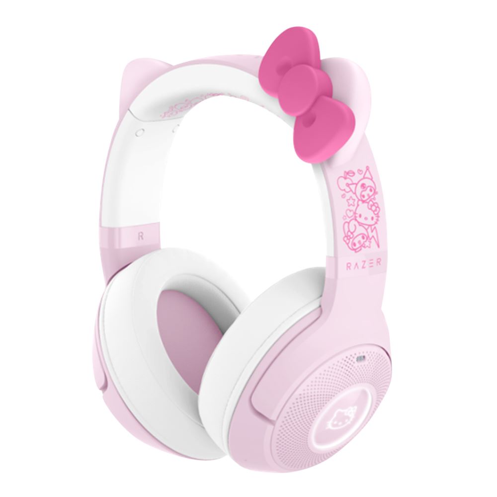 Razer Kraken Kitty V2 BT Wireless Bluetooth RGB Headset - Hello Kitty ...