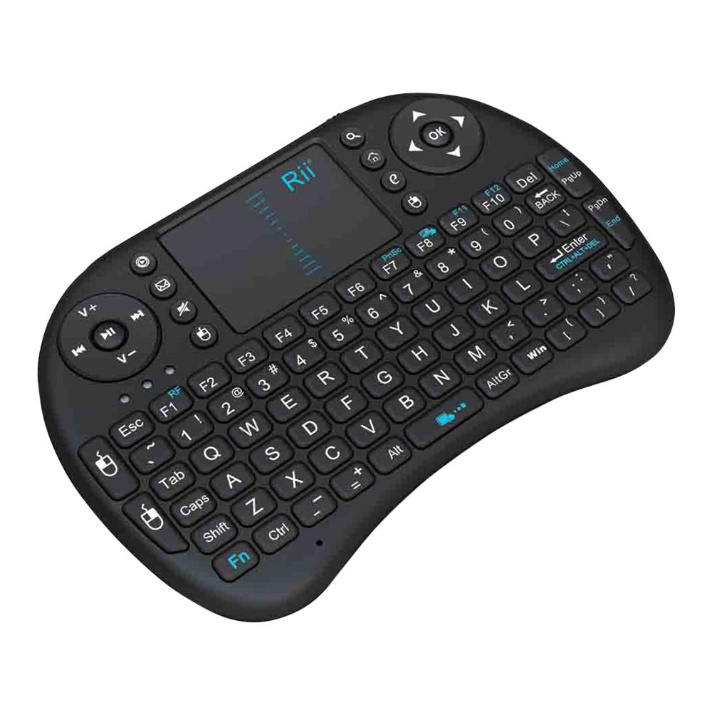 Riitek Rii i8 Smart TV 2.4G Mini Wireless QWERTY Keyboard with Touchpad ...