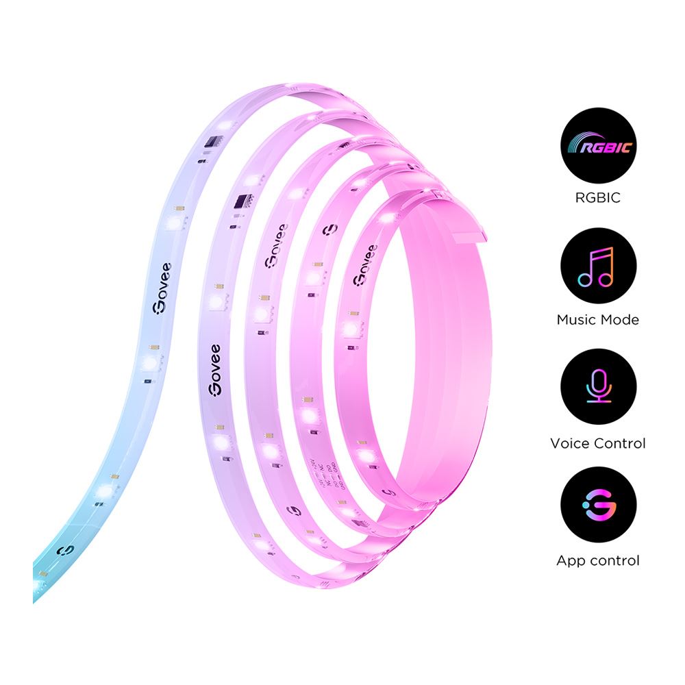 Govee RGBIC Pro LED Strip Lights - 49.2 feet - Micro Center