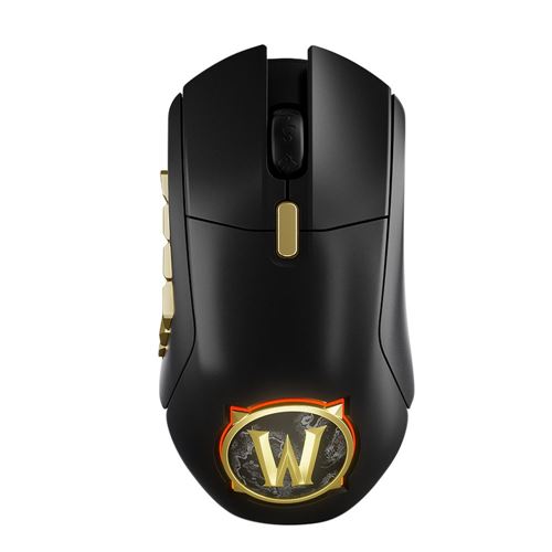 SteelSeries Aerox 9 Wireless Gaming Mouse WOW Edition Holey RGB Gaming Mouse Ultra lightweight Water Resistant Design Micro Center