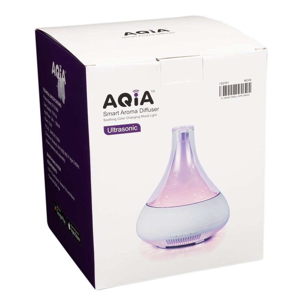 AQiA Smart Aroma Diffuser with Ultrasonic Technology; 350ml Capacity ...