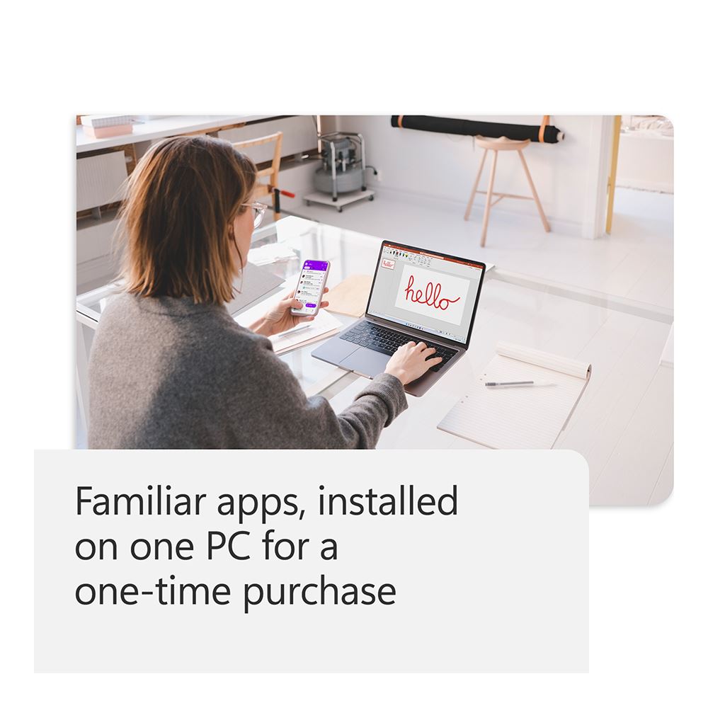 Microsoft Office Home and Business 2024; One time purchase for 1 PC or ...