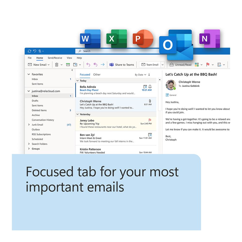 Microsoft Office Home and Business 2024; One time purchase for 1 PC or ...