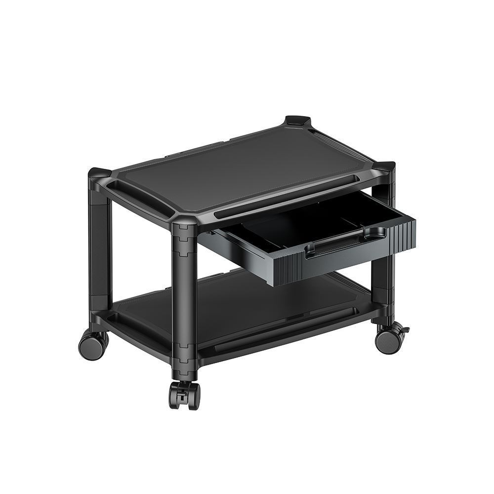 Inland 2-Tier Mobile Modular Multi-Purpose Smart Stand with Shelf ...