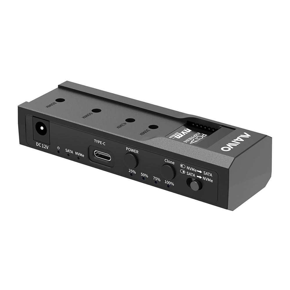 Inland USB Type C 10Gbps Dual Bay HDD/NVMe M2 SSD Clone Converter for 2 ...