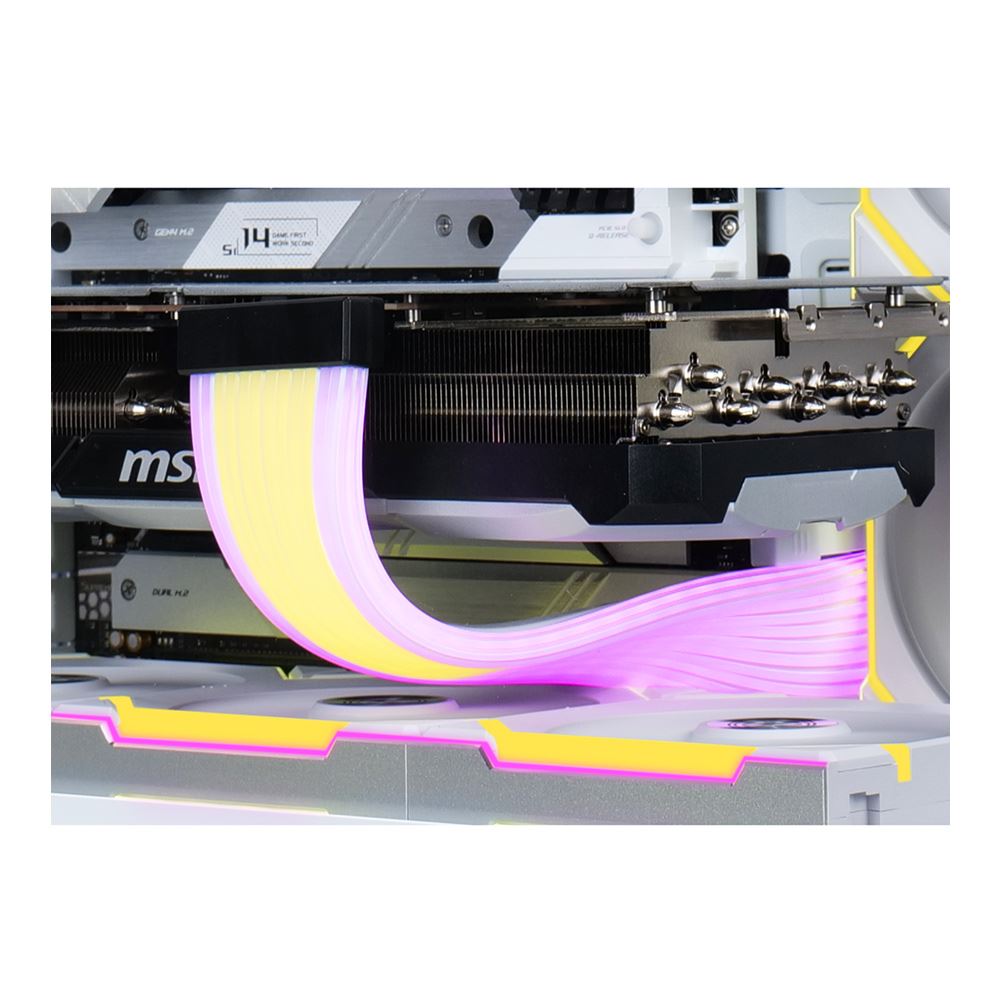 Lian Li 12V 2x6 16-pin Strimer Wireless RGB Power Cable - Micro Center