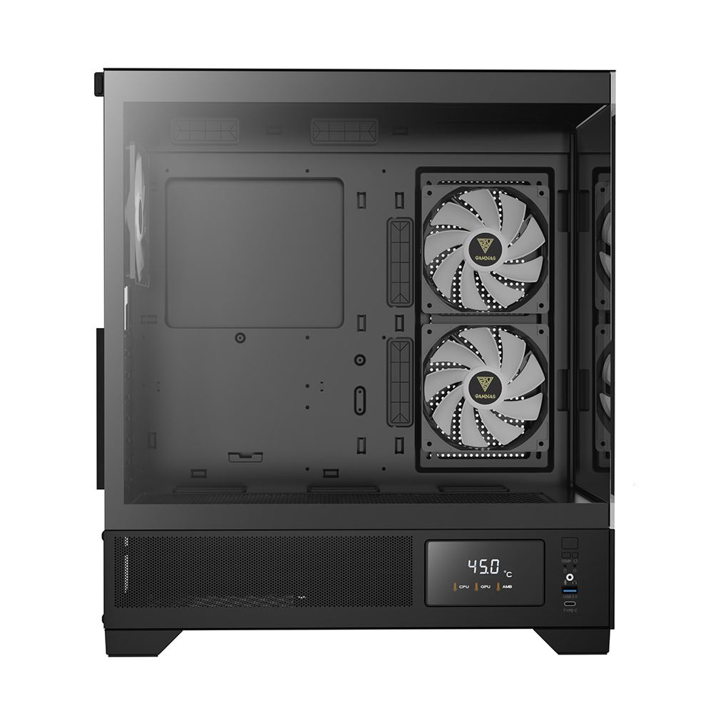 Gamdias ATLAS M1 RGB Tempered Glass ATX Mid-Tower Computer Case - Black ...