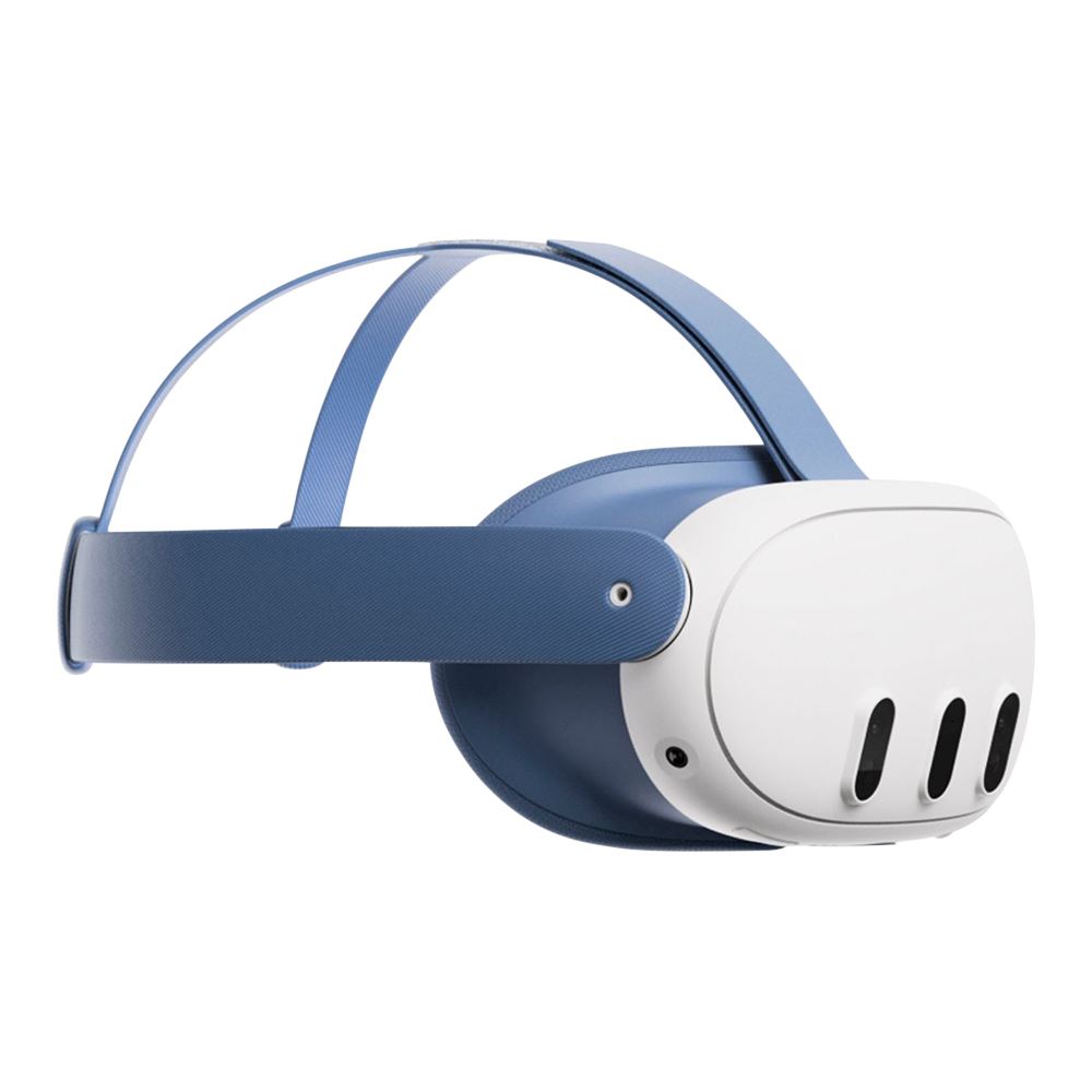 Meta Quest 3 Facial Interface & Head Strap - Elemental Blue - Micro Center