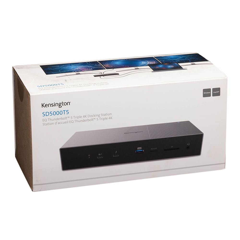 Kensington SD5000T5 EQ Thunderbolt 5 Triple 4K Docking Station - Micro ...