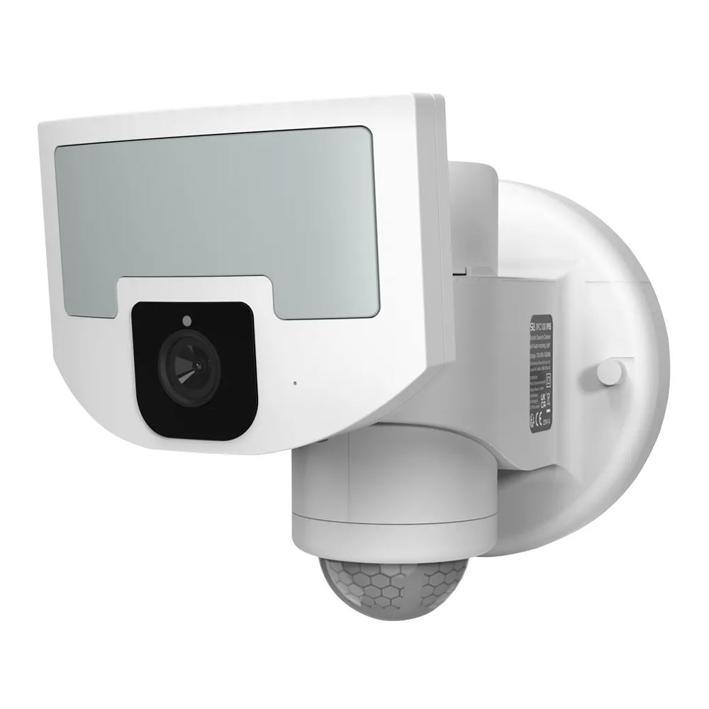 Philex Robotic LED Security Flood Light Camera - White; Outdoor; 1080p ...