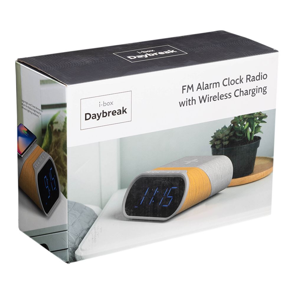 Daybreak - Alarm Clock FM Radio 10W Qi - Micro Center
