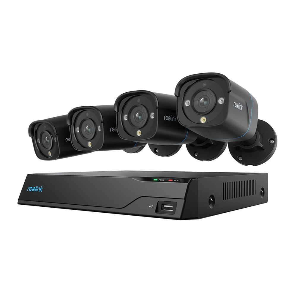 Reolink NVS88MB4 Ultra HD Security Kit; 8 Channel; 4 Cameras Included ...