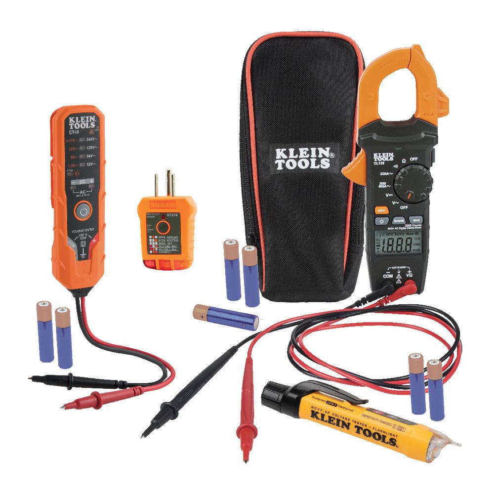 Klein Tools CL120VP Electrical Voltage Test Kit - Micro Center