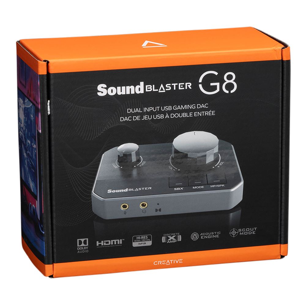 Creative Labs Sound Blaster G8 USB DAC and AMP - Micro Center