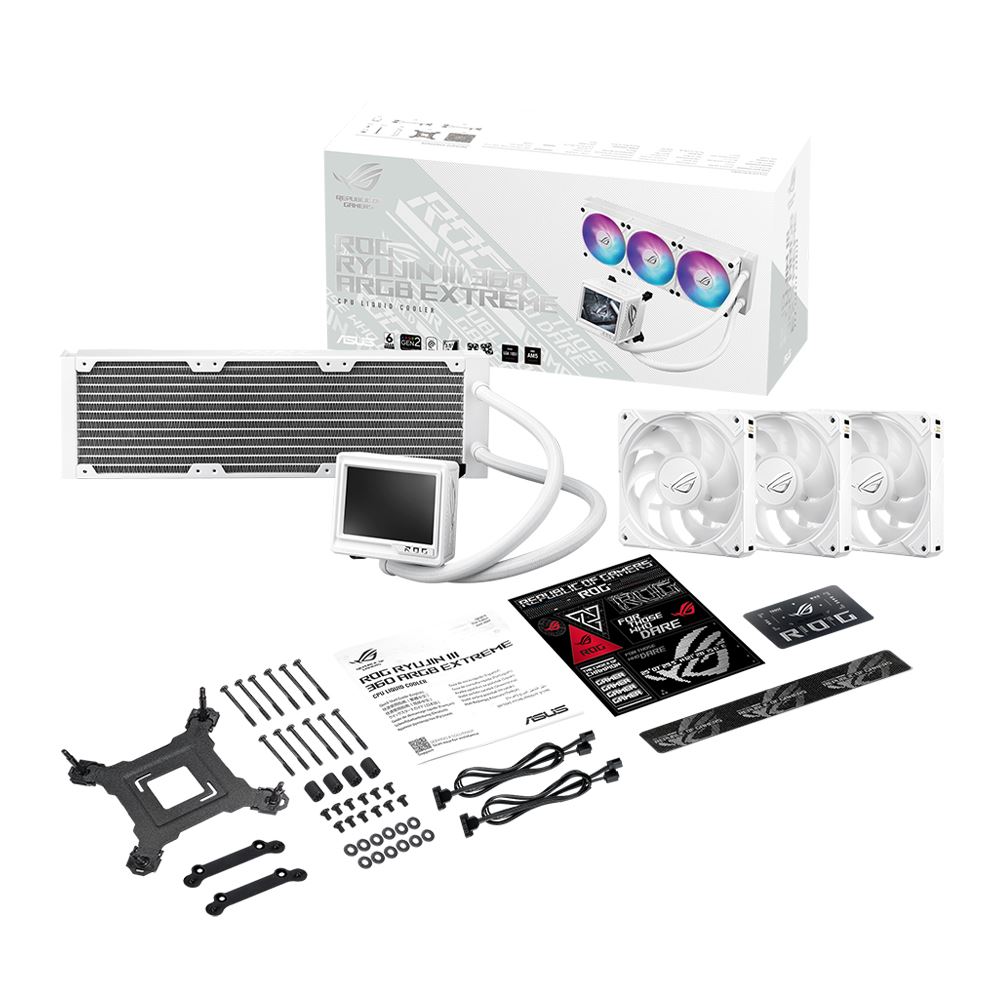 ASUS ASUS ROG RYUYJIN III 360 ARGB EXTREME 360mm All in One Liquid CPU ...