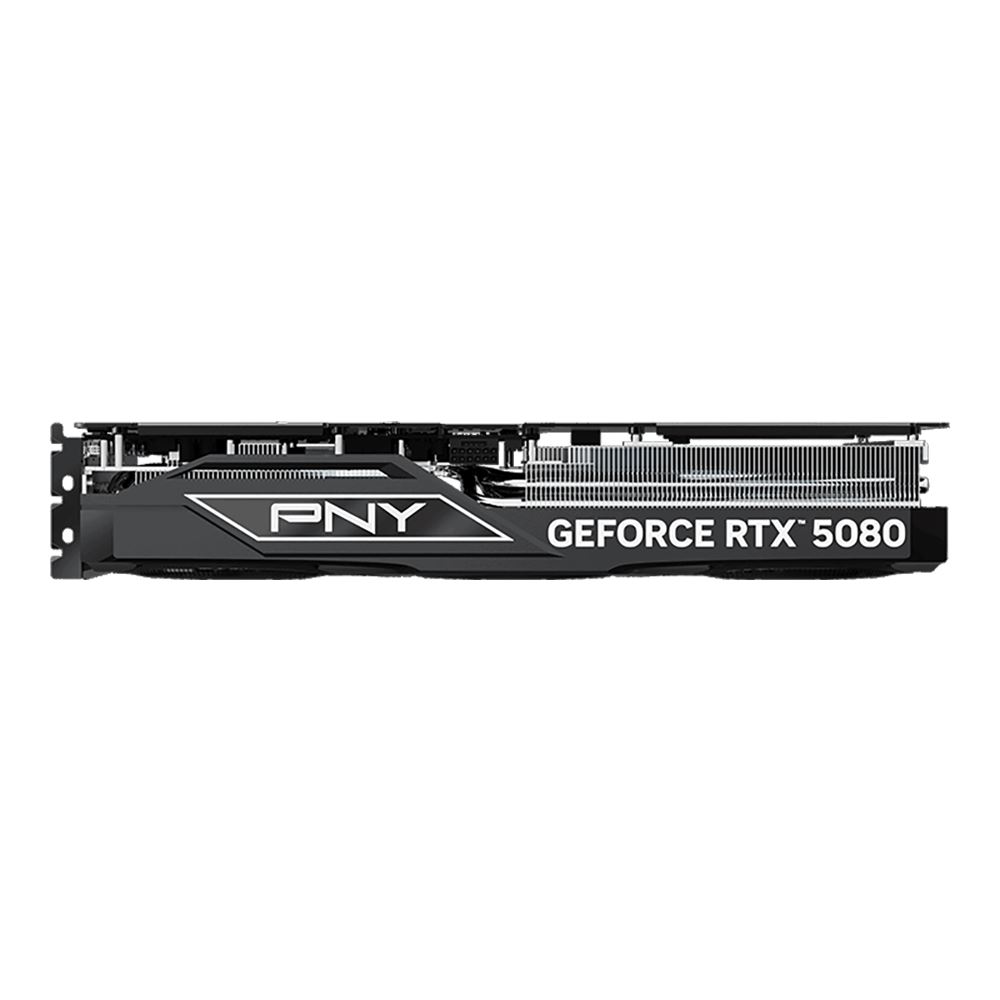 PNY NVIDIA GeForce RTX 5080 Overclocked Triple Fan 16GB GDDR7 PCIe 5.0 ...