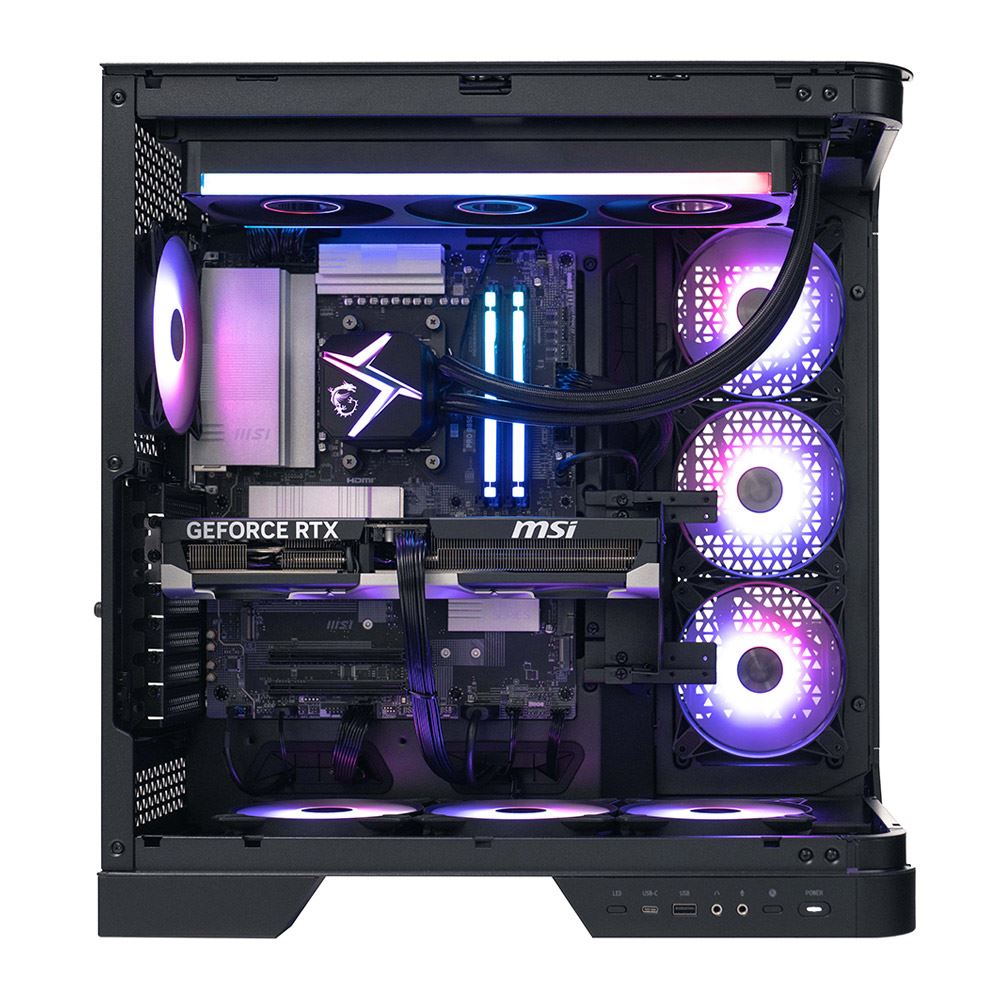MSI Vision ZS 9NVR-1293US Gaming PC; AMD Ryzen 9 9900X 4.4GHz Processor ...