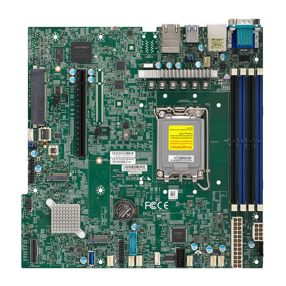 Supermicro SYS-511R-M 1U Server; Intel Xeon 6325P 3.5GHz Processor ...