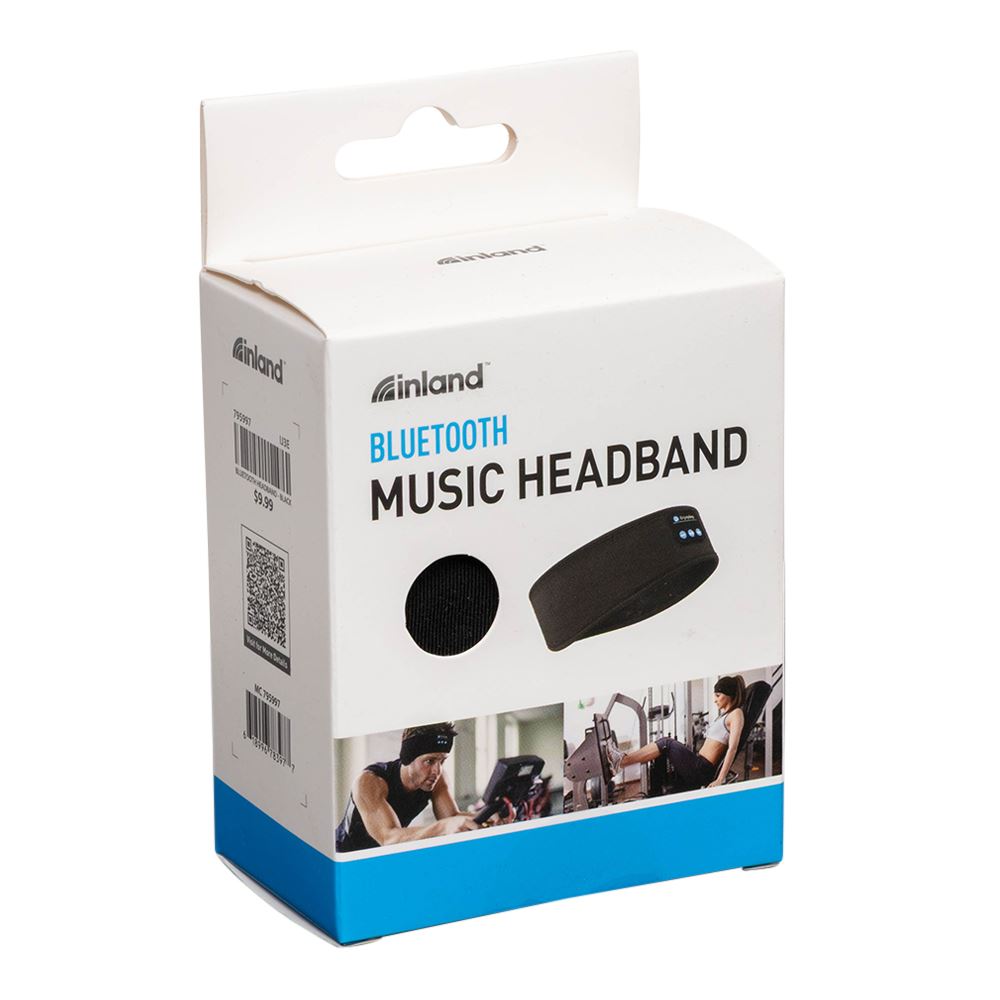 Inland Wireless Bluetooth Sleep Headband Headphones - Micro Center