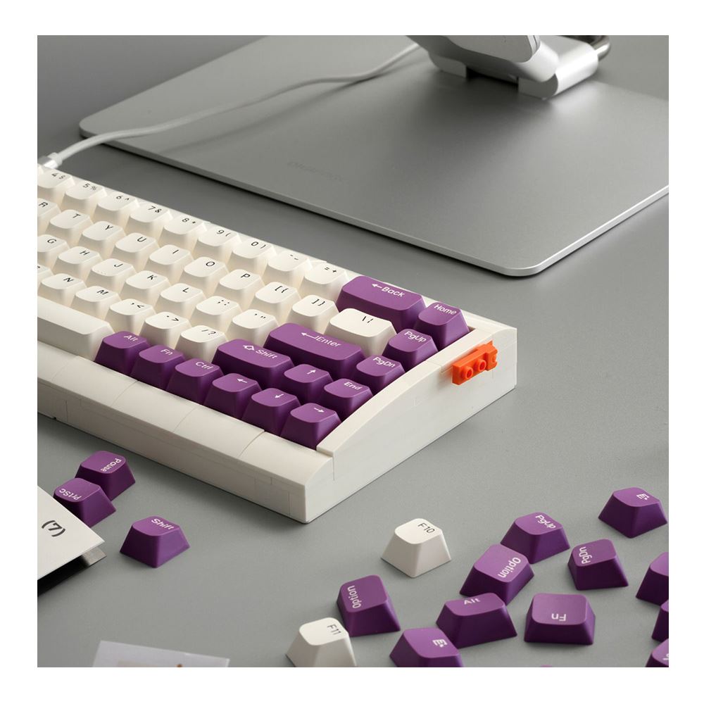 KBDcraft 02 Lilith Q Ergo Brick 65-75% Mechanical Keyboard Kit - White ...