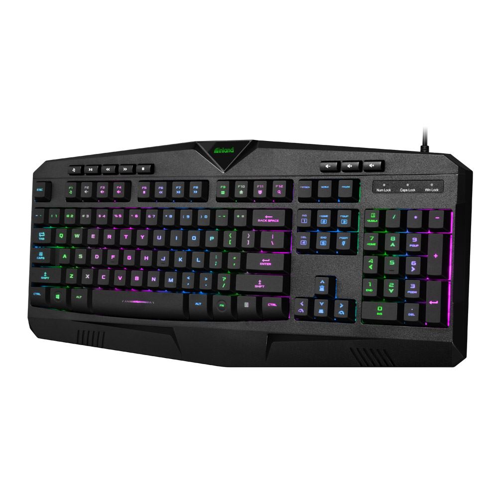Inland KC01Gaming Keyboard and Mouse Set - Micro Center