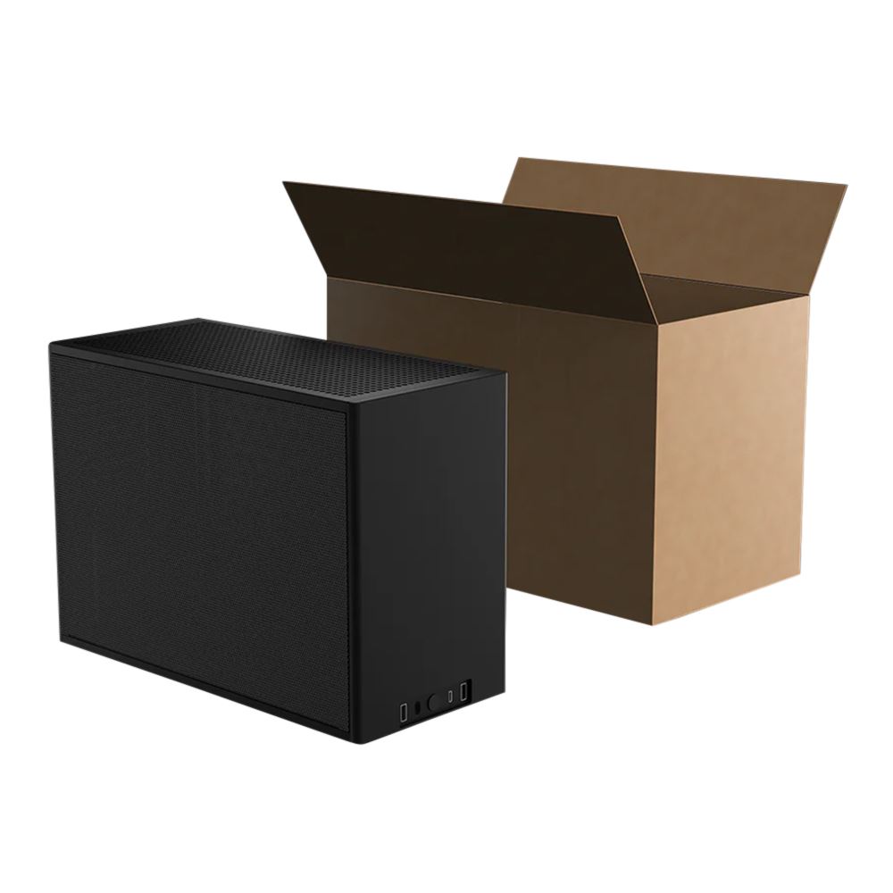 NCase M2 Round microATX Mini Tower Computer Case - Black - Micro Center